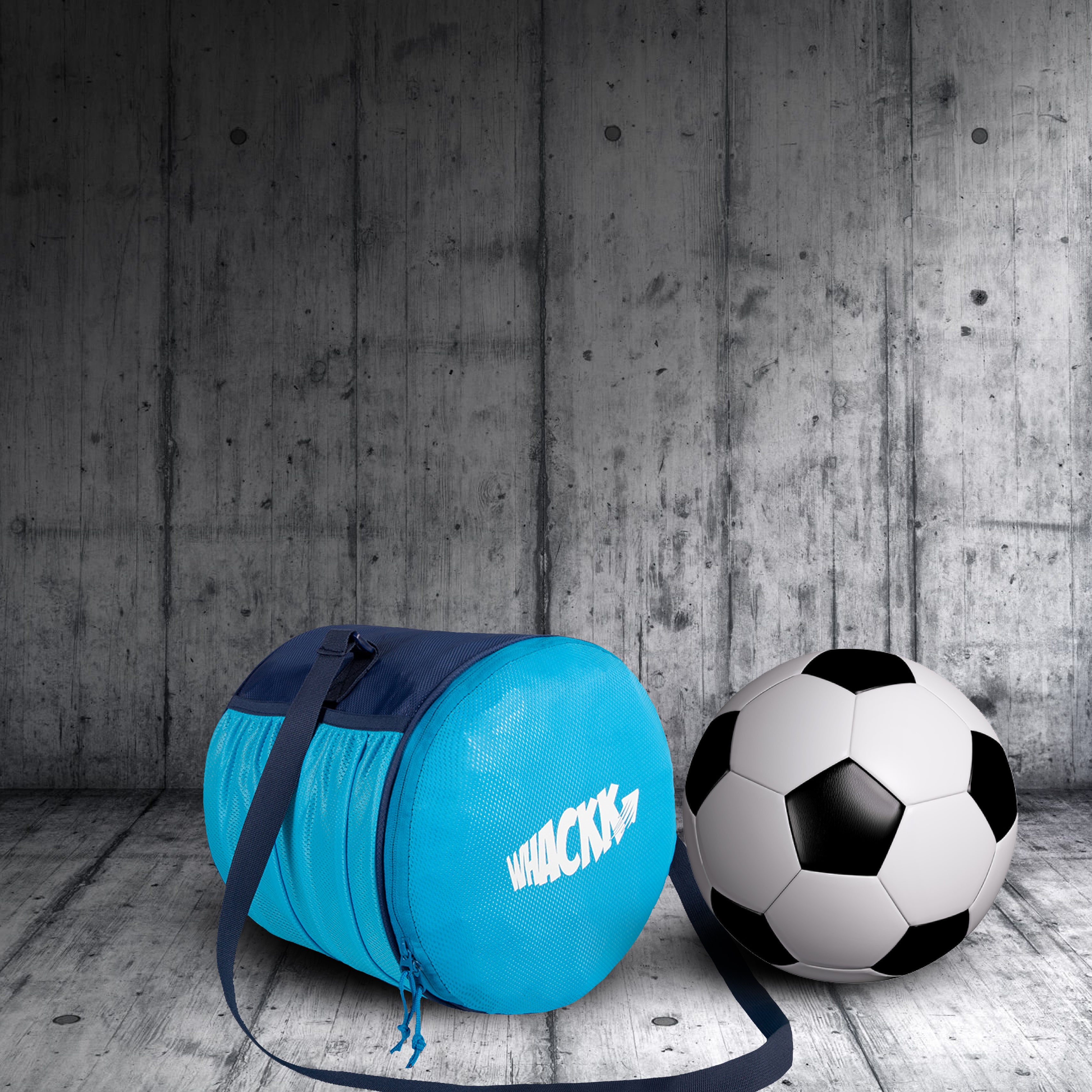 Kick Soccer Basketball Volleyball Kit Bag 15L Navy Blue – Whackk